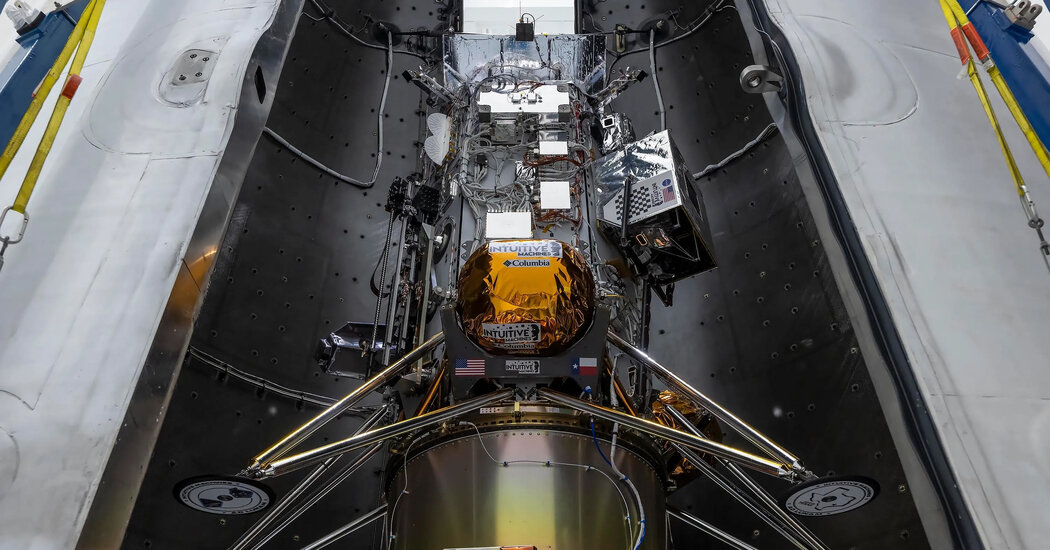 Watch The Launch Of The Intuitive Machines Athena Moon Lander Dnyuz