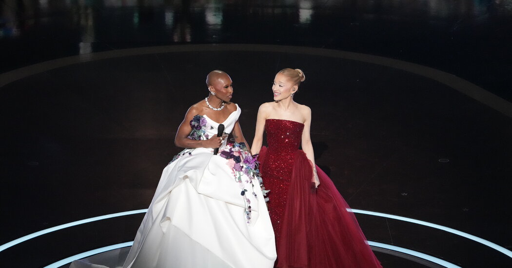Cynthia Erivo and Ariana Grande perform ‘Defying Gravity’ from ‘Wicked ... Cynthia Erivo and Ariana Grande perform ‘Defying Gravity’ from ‘Wicked ...