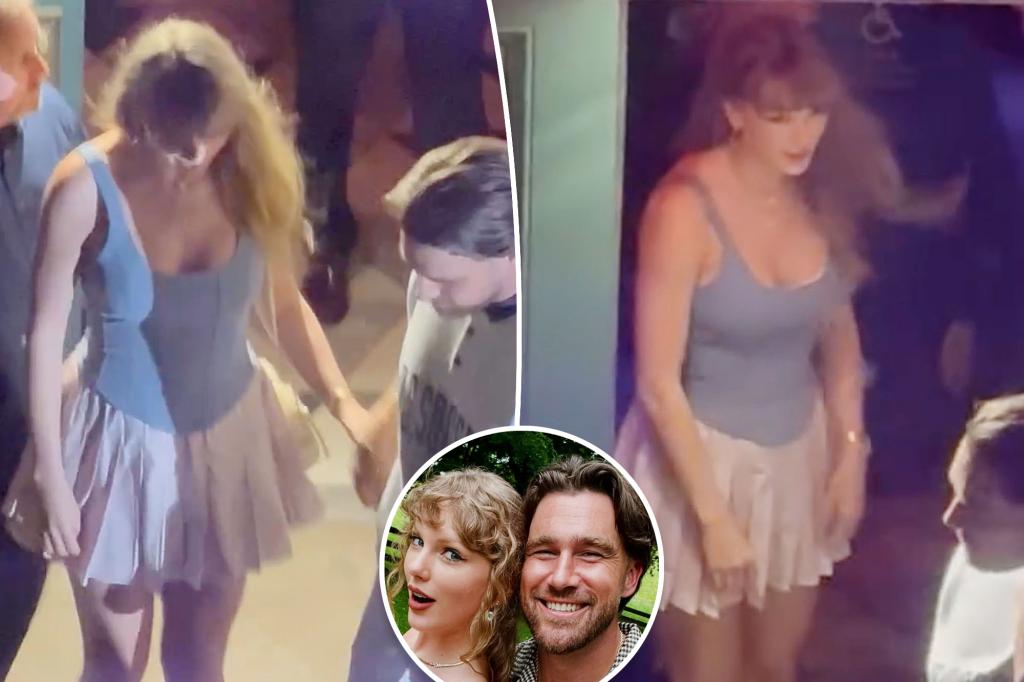 Taylor Swift stuns in corset top and miniskirt for Travis Kelce date ... Taylor Swift stuns in corset top and miniskirt for Travis Kelce date ...