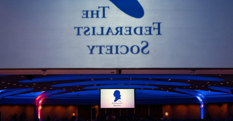 The Federalist Society Is Torn Between Its Legal Philosophy and Trump’s ...