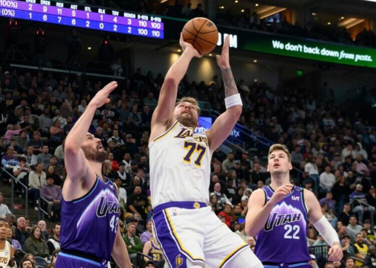 Luka Doncic helps Lakers hold off Jazz for fourth win in a row – DNYUZ