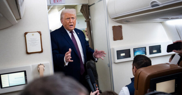 Trump Says U.S. ‘Armada’ Is Heading to Iran, Raising Pressure on Regime ...