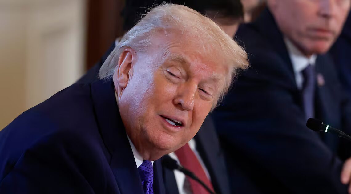 Trump Shows Off Egomaniacal New Accessory at Kiss-Up Session – DNYUZ