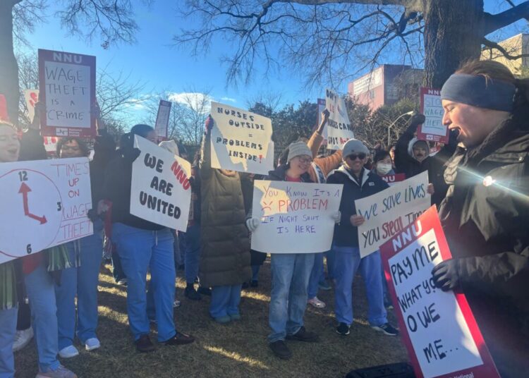 Nurses at D.C.’s largest hospital protest over alleged wage theft – DNYUZ