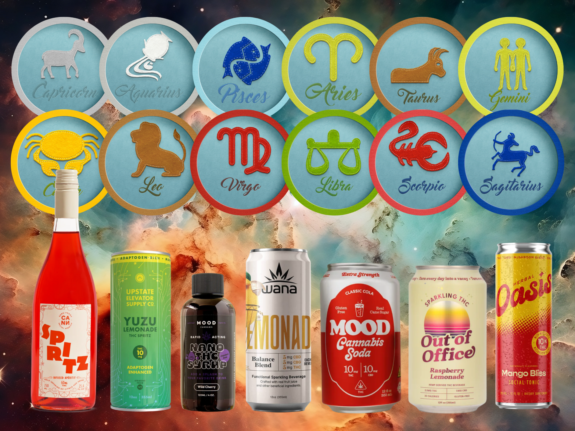 We Picked a THC Drink for Every Zodiac Sign—Which One Is Yours? – DNYUZ