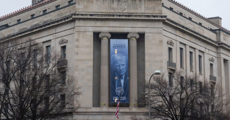 New Trump Banner Hung on Justice Department Headquarters – DNYUZ