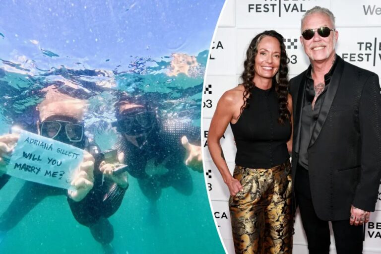 The ‘Jaws’-dropping way Metallica’s James Hetfield, 62, proposed to ...