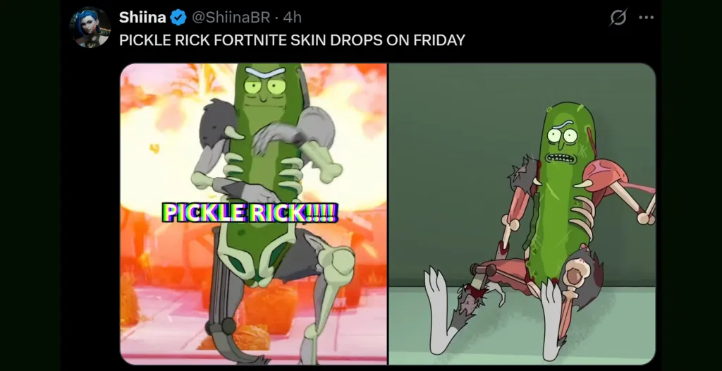 Rick and Morty Fortnite Wave 3 Skins Revealed – Pickle Rick Release ...