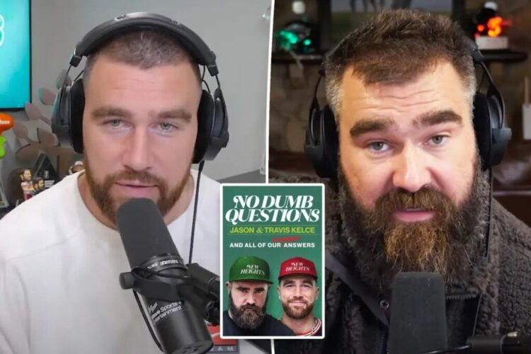Travis and Jason Kelce’s new book ‘No Dumb Questions’ is available to ...