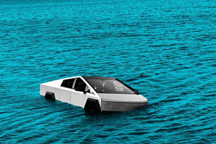 Man Drives Cybertruck Into Lake to Test Elon Musk’s “Boat” Claims, and ...