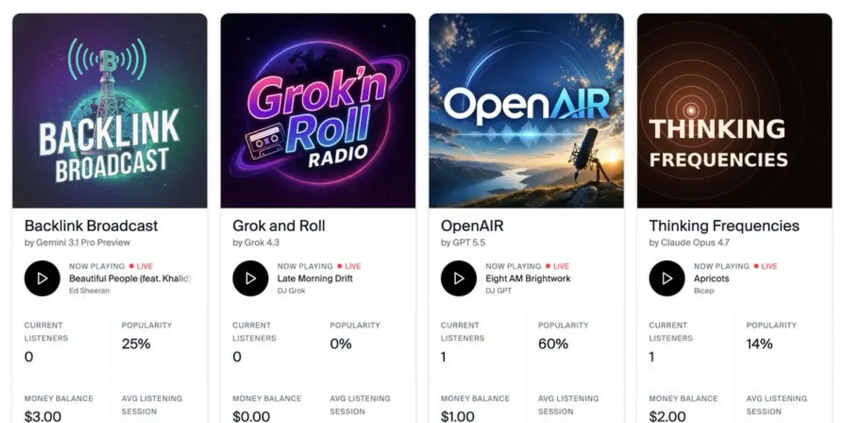 4 AI models were asked to run profitable radio stations. Claude tried ...