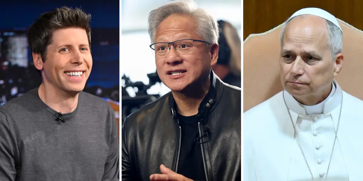 The pope, Sam Altman, and Nvidia’s Jensen Huang have something in ...