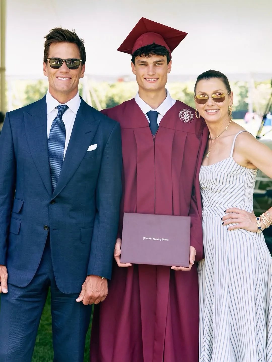 Bridget Moynahan shouts out Tom Brady as exes celebrate son Jack’s high ...